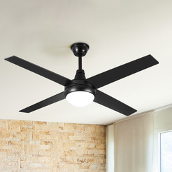 BraxtonHome Yulian 132cm DC Ceiling Fan with LED Light | Temple & Webster