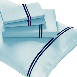 Chiswick Living Sky Navy Geneva 1000TC Egyptian Cotton Quilt Cover Set ...