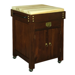 LaVerde 2 Door 1 Drawer Chopping Block | Temple & Webster