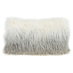 Brooklyn and Bella Ombre Delbee Sheepskin Lumbar Cushion | Temple & Webster