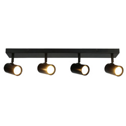 Luminea Hansen Aluminium 4 Lamp Bar Spotlight | Temple & Webster