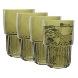 Ecology Callisto 410ml Glass Highball Tumblers | Temple & Webster