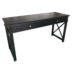Hamilton Furniture Samuel Oak Wood Writing Desk | Temple & Webster
