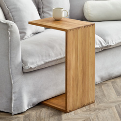 BayviewLiving Ollie Oak Wood Side Table | Temple & Webster