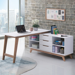 Core Living Pierre 3 Drawer Computer Desk | Temple & Webster