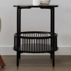 Core Living Gavin Steel Side Table | Temple & Webster