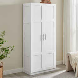 Core Living Morana 2 Door Broom Cupboard | Temple & Webster