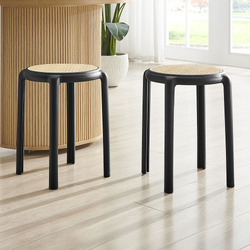 Core Living 45cm Kinaiah Stools | Temple & Webster