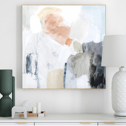 Temple & Webster Fierce Abstract Framed Canvas Wall Art