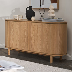 Temple & Webster 150cm Premium Cannes Curved Sideboard