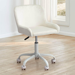Temple & Webster Karen Velvet Office Chair