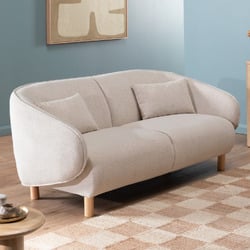 Temple & Webster Edie 3 Seater Boucle Sofa