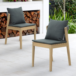 Temple & Webster Bayview Outdoor Dining Chairs