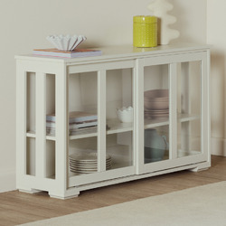 Temple & Webster 107cm Sonia Glass Sideboard