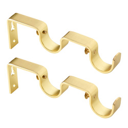 Temple & Webster Nova Curtain Double Brackets