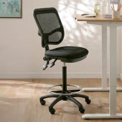 Temple & Webster Colton Mesh Back Drafting Chair