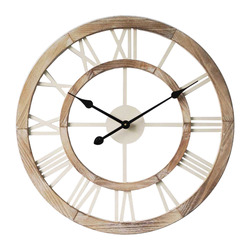 High St. 61cm Roland Double-Frame Floating Wall Clock | Temple & Webster