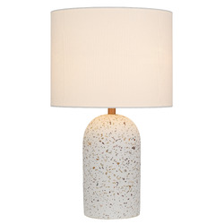 Bright Sea Lighting White Shannon Table Lamp | Temple & Webster
