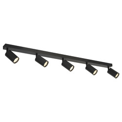 Bright Sea Lighting Atmore Iron 5 Lamp Bar Spotlight | Temple & Webster