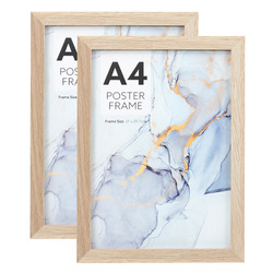 Maddison Lane Natural Kyra Poster Frames | Temple & Webster