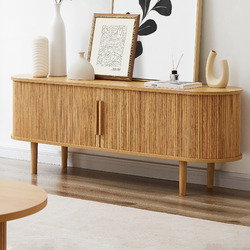 NordicHouse 160cm Chandni Ribbed TV Unit | Temple & Webster