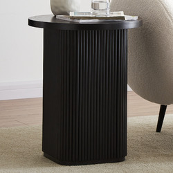 NordicHouse Chandni Ribbed Side Table | Temple & Webster