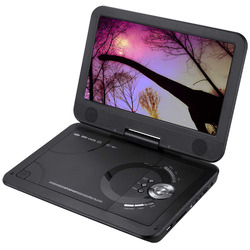 GraftonHomeGoods 26cm Black Portable DVD Player | Temple & Webster
