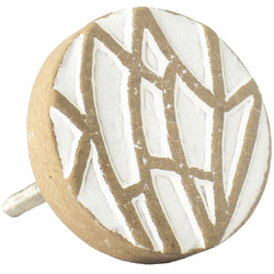 Do.Up Bamboo Ceramic Cabinet Knob | Temple & Webster