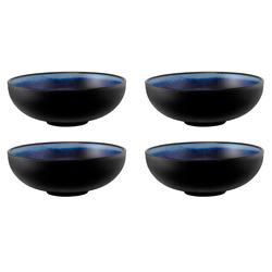 Maxwell & Williams Midnight Caviar 16cm Coupe Bowls | Temple & Webster
