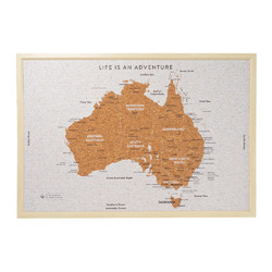 Splosh Australia Map Large Travel Board | Temple & Webster