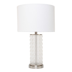 65cm Frieda Glass Table Lamp | Temple & Webster