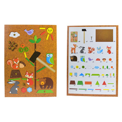 KaperKidz Kaper Kidz Forest Friend Tap a Shape Activity Board | Temple ...