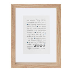 VTWonen Natural Pine Wood Photo Frame | Temple & Webster