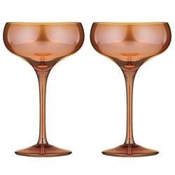 Verity 293ml Crystal Coupe Glasses | Temple & Webster