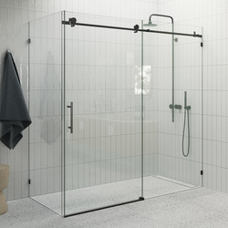 172cm Maddison Glass Sliding Shower Screen | Temple & Webster