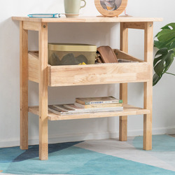 Cole Rubberwood Side Table | Temple & Webster