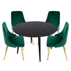 4 Seater Blake Dining Table & Chair Set | Temple & Webster