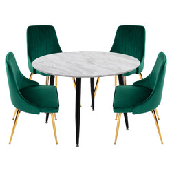 4 Seater Mariko Dining Table & Chair Set | Temple & Webster