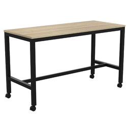 MarsdenOfficium Grayson Mobile Bar Leaner Table | Temple & Webster