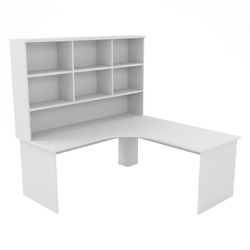 Richmond Slad End Workstation with Hutch | Temple & Webster