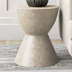 Modern Collective Grey Kate Pedestal Side Table | Temple & Webster