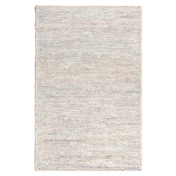 Bleached Ivory Jairus Hand-Knotted Jute Rug | Temple & Webster