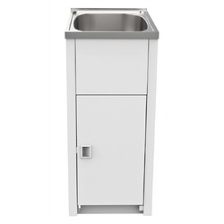 Indria 400mm Stainless Steel Laundry Tub | Temple & Webster