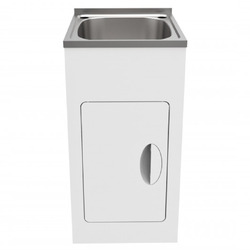 Saffron 450mm Stainless Steel Laundry Tub | Temple & Webster