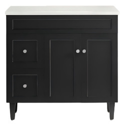 Seraphina 900mm Freestanding Single Vanity with Stone Countertop ...