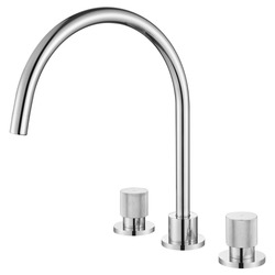 Avalon Knurled Hob Kitchen Tap Set | Temple & Webster