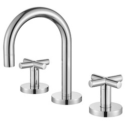 TiagoTapware Aries 130mm Cross Handle Basin Tap Set | Temple & Webster