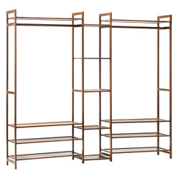 LivingFusion 168cm Nour Bamboo Clothing Rack | Temple & Webster
