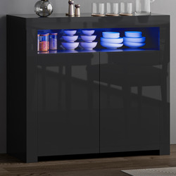 LivingFusion Arslan LED Sideboard Buffet | Temple & Webster