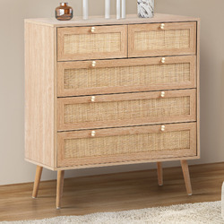 LivingFusion Vesta 5 Drawer Chest | Temple & Webster